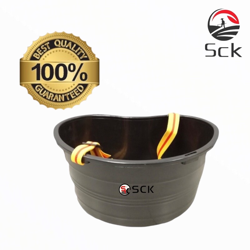 Tong Tabur Baja + Tali Galas/Agriculture Carrying Bucket 16'' X 9'' X 8 ...