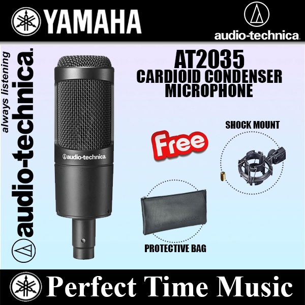Audio Technica AT2035 Cardioid Condenser Microphone (Audio-Technica AT ...