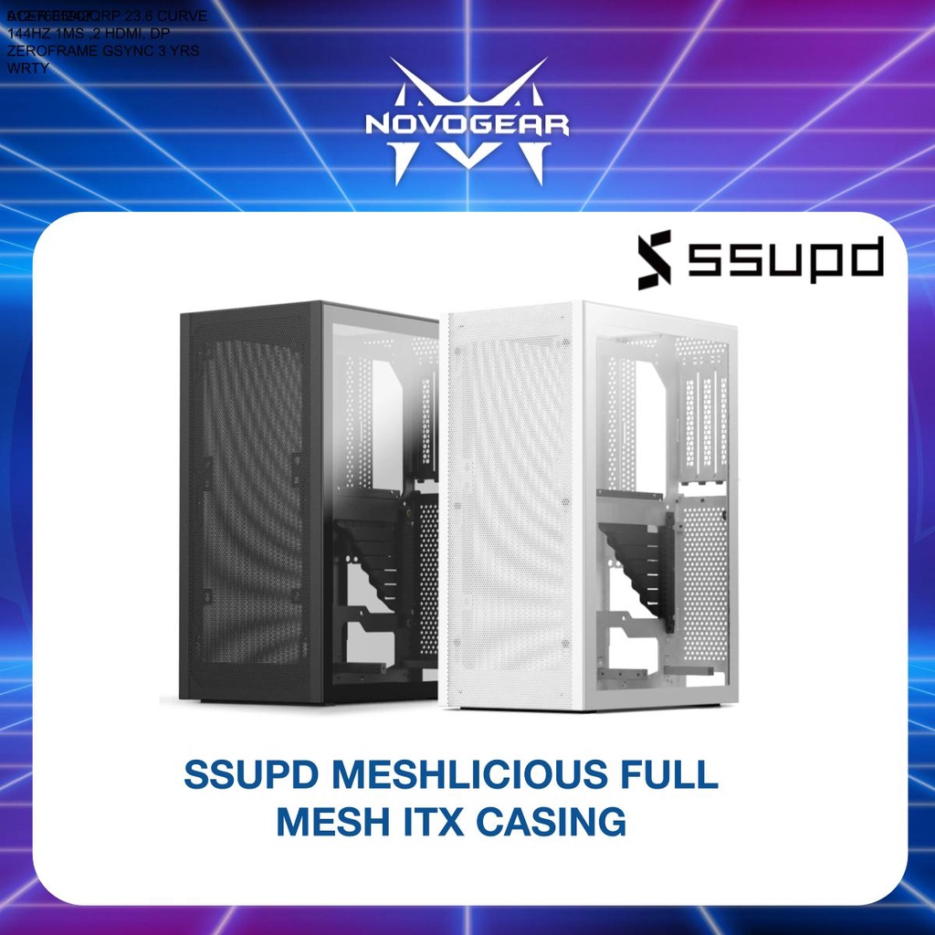 SSUPD MESHLICIOUS FULL MESH ITX CASING | Shopee Malaysia