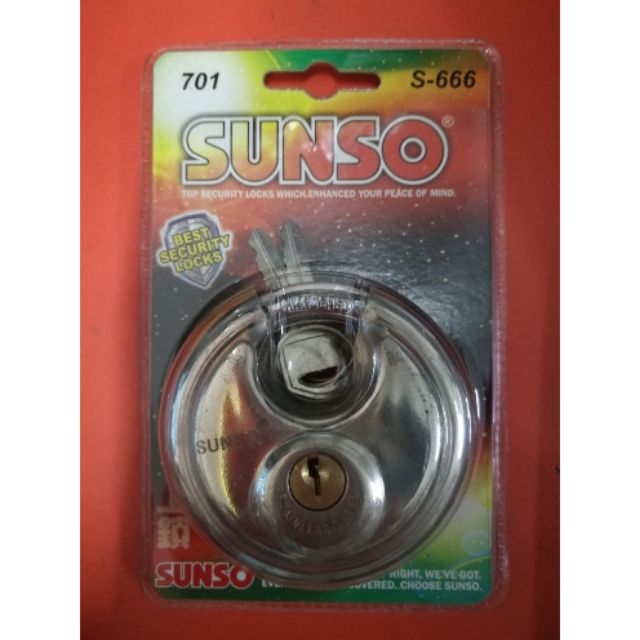Padlock Sunso S666 (Round Shaped) | Shopee Malaysia