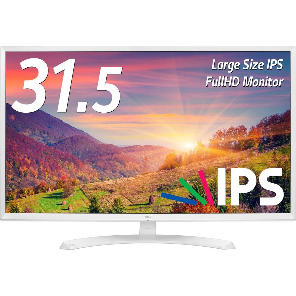 LG 32 inch IPS LED FHD Widescreen Monitor - 5ms 60Hz 1920 x 1080 White ...