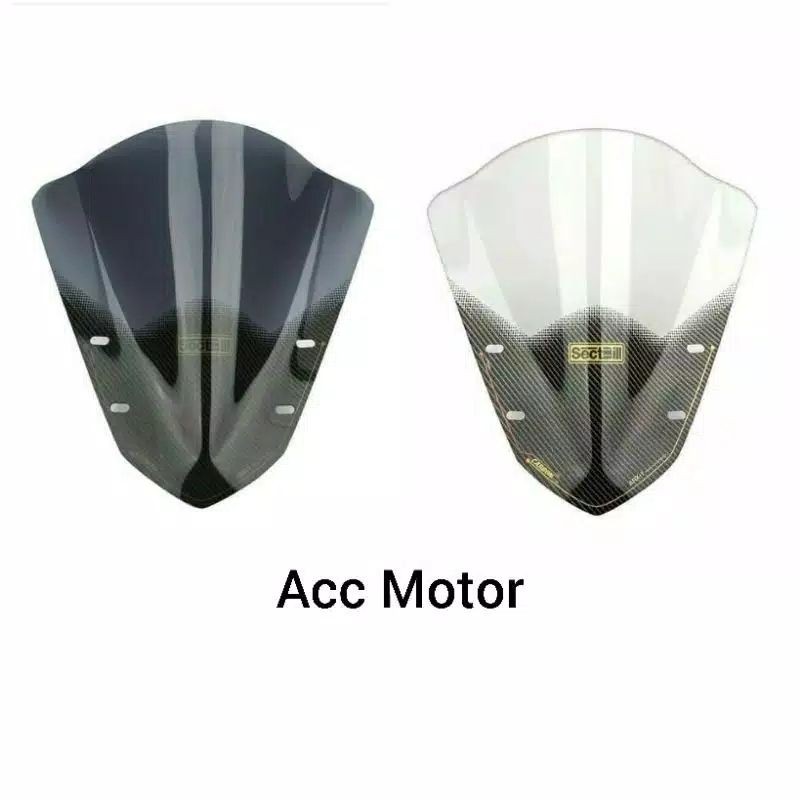 Visor Aerox155 brand Sectbill Windshield Sectbill NVX 3mm thick ...