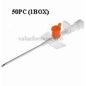 (50PCS) IV CATHETER BRANULA ORANGE 14G X 2" | Shopee Malaysia