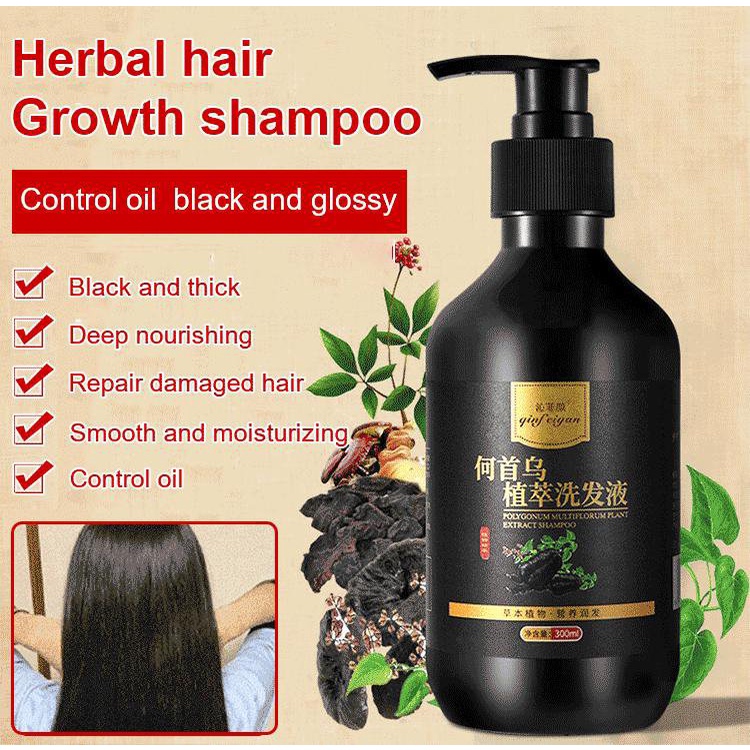 Polygonum multiflorum shampoo shampoo cream shampoo degreasing shampoo ...
