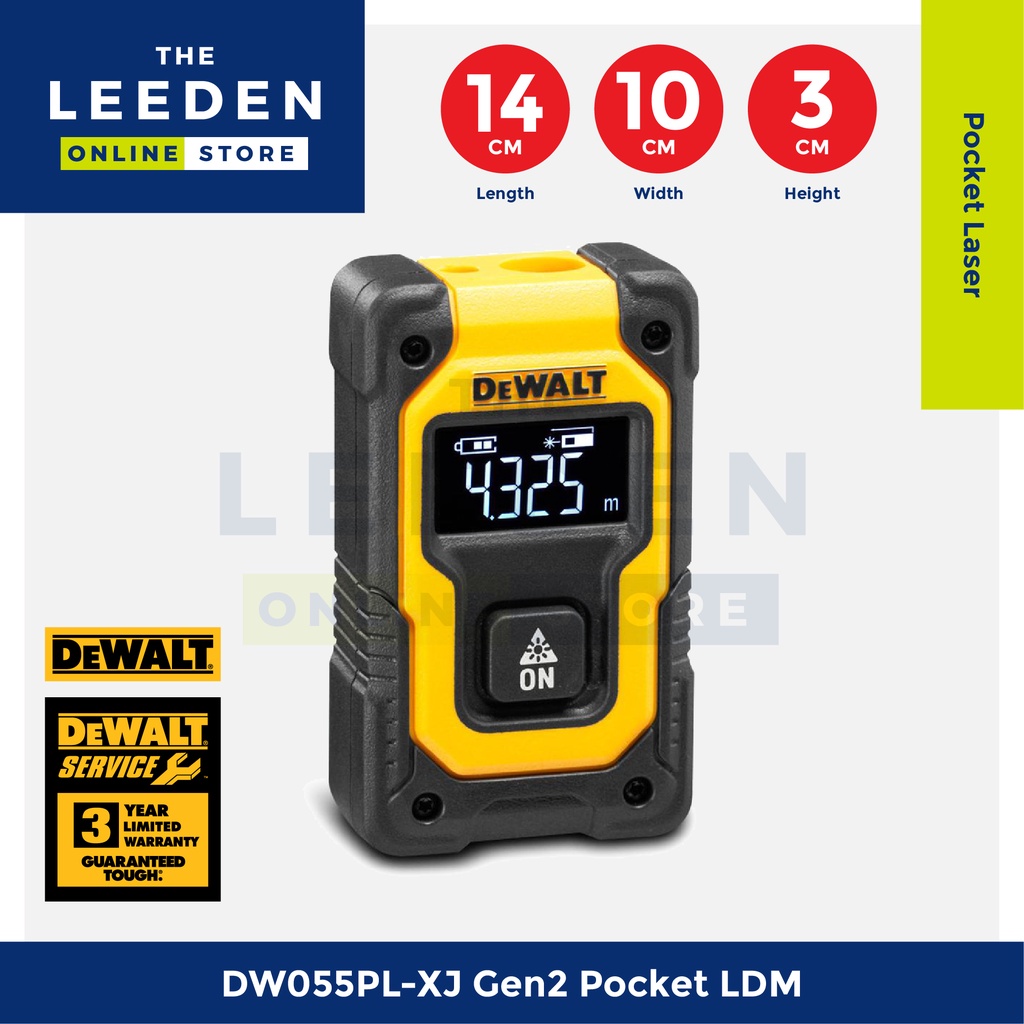 DEWALT DW055PL-XJ Gen2 Pocket LDM by Leeden Online Store | Shopee Malaysia