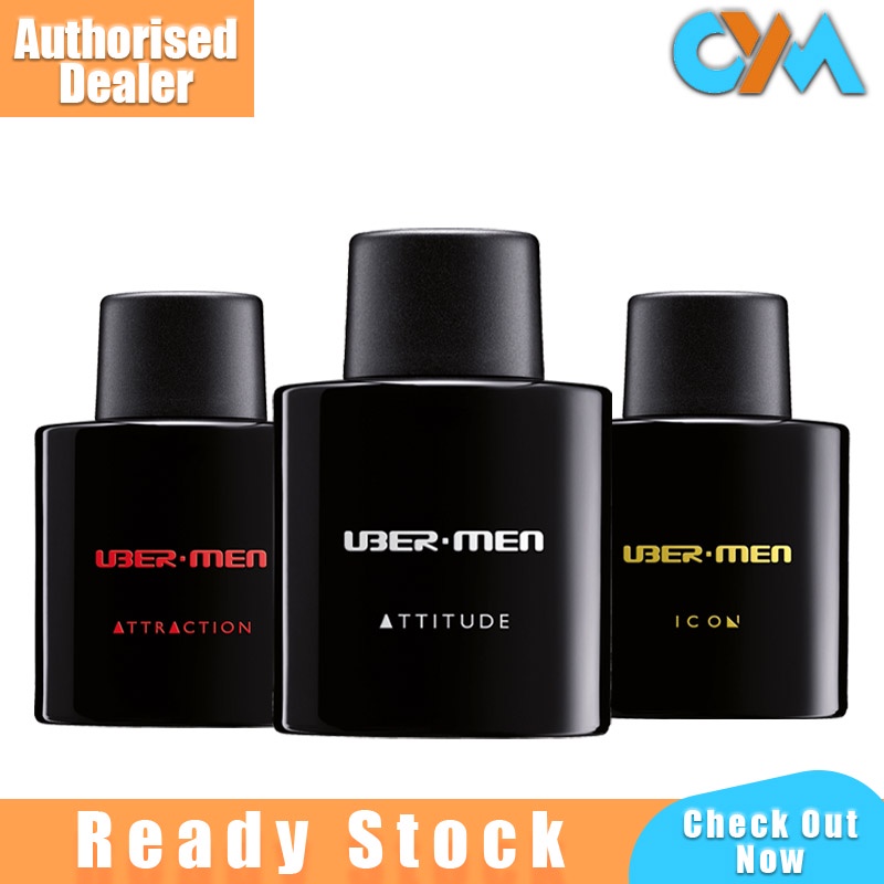 UBER Men EDT 50ml 100ml Minyak Wangi ICON / ATTITUDE / ATTRACTION ...
