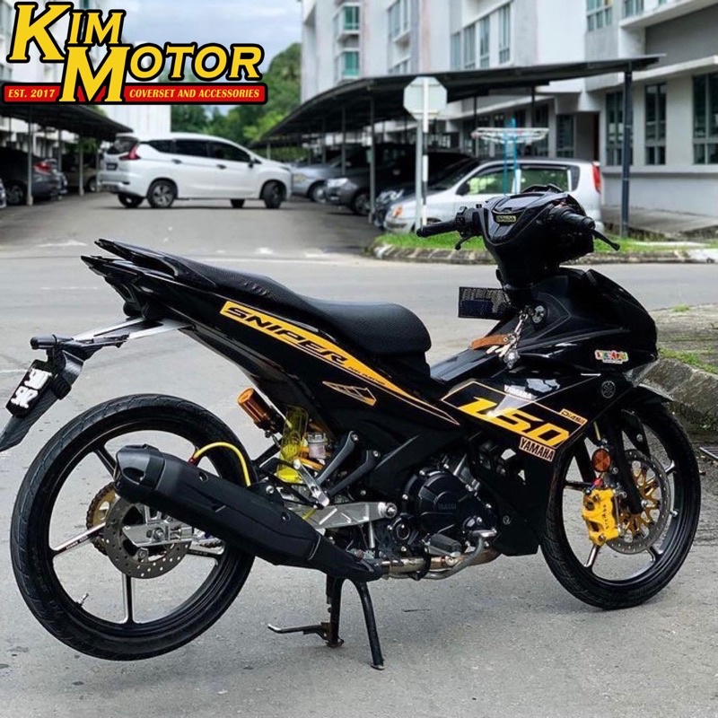 COVERSET Y15 V1 V2 ORIGINAL VELOZI SNIPER YELLOW BLACK METTALIC ...