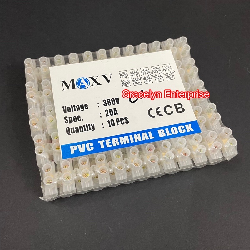 PVC Connector Terminal Block Electrical 12 Way 10A / 15A / 20A / 30A ...