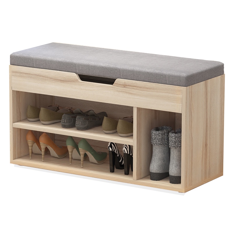 Shoe Changing Stool Shoe Cabinet Stool Door Soft Bag Cushion Simple ...