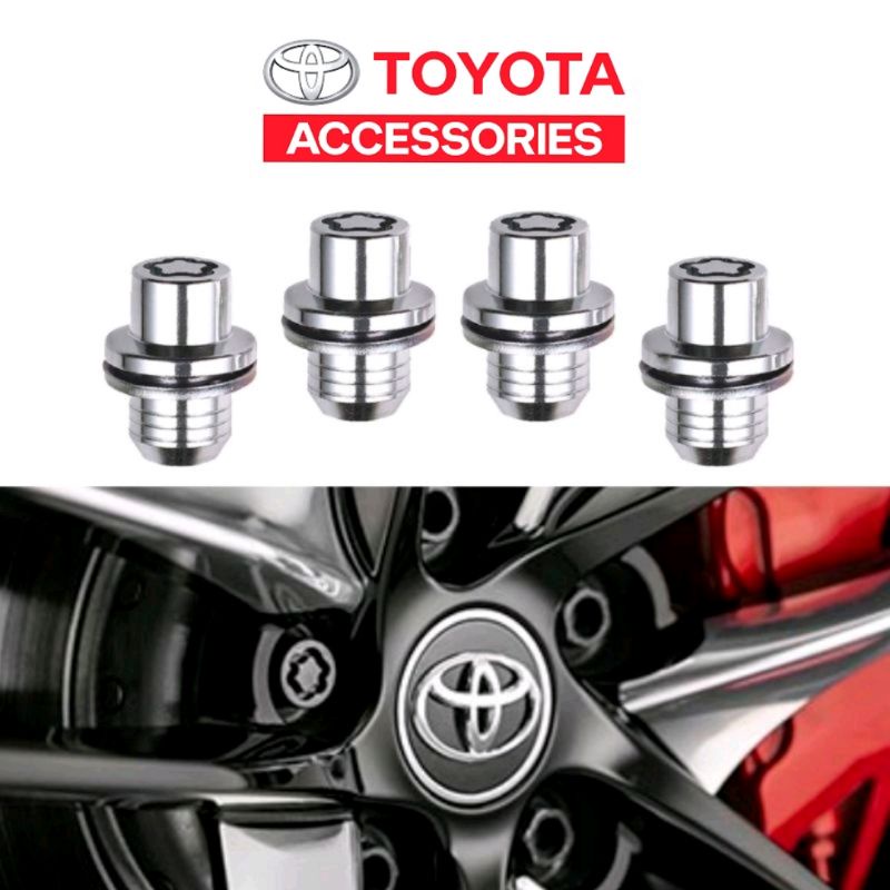 Toyota Genuine Accessories Wheel Locks Nuts Set Mcgard USA VIOS ALTIS ...