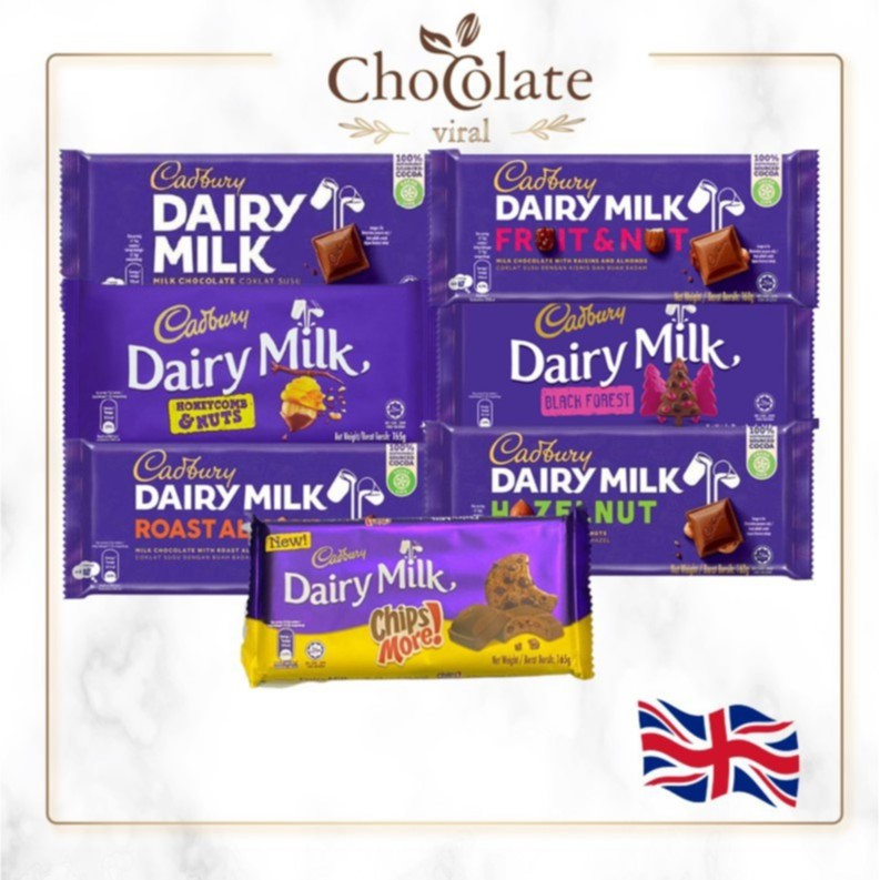 CADBURY DAIRY MILK VARIATION FALVOURS -160G (A2000) | Shopee Malaysia