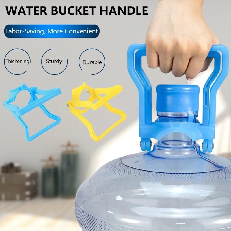Plastic Bottled Water Handle Bucket / Energy Saving Thicker Double ...