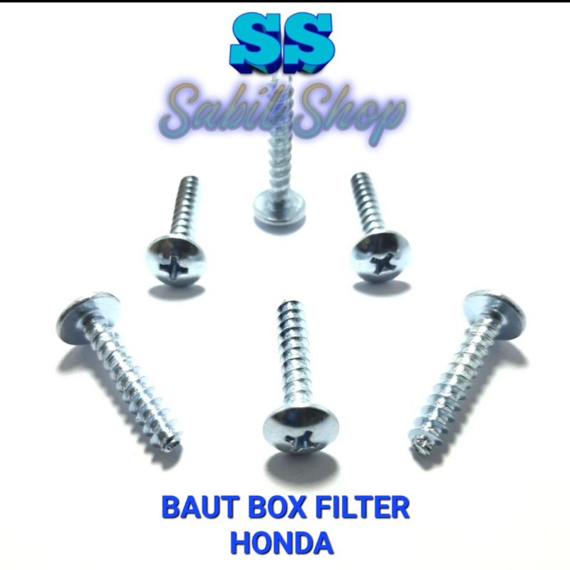 10 Seeds Honda Motorcycle FILTER BOX Bolts Honda MATIC BEAT VARIO ...