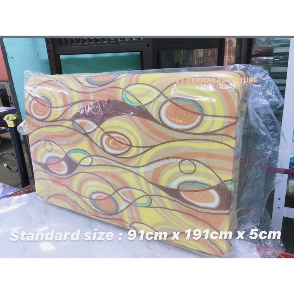 SPONGE FOLDABLE TRI-FOLD MATTRESS (TILAM LIPAT 3) - HIGH QUALITY ...