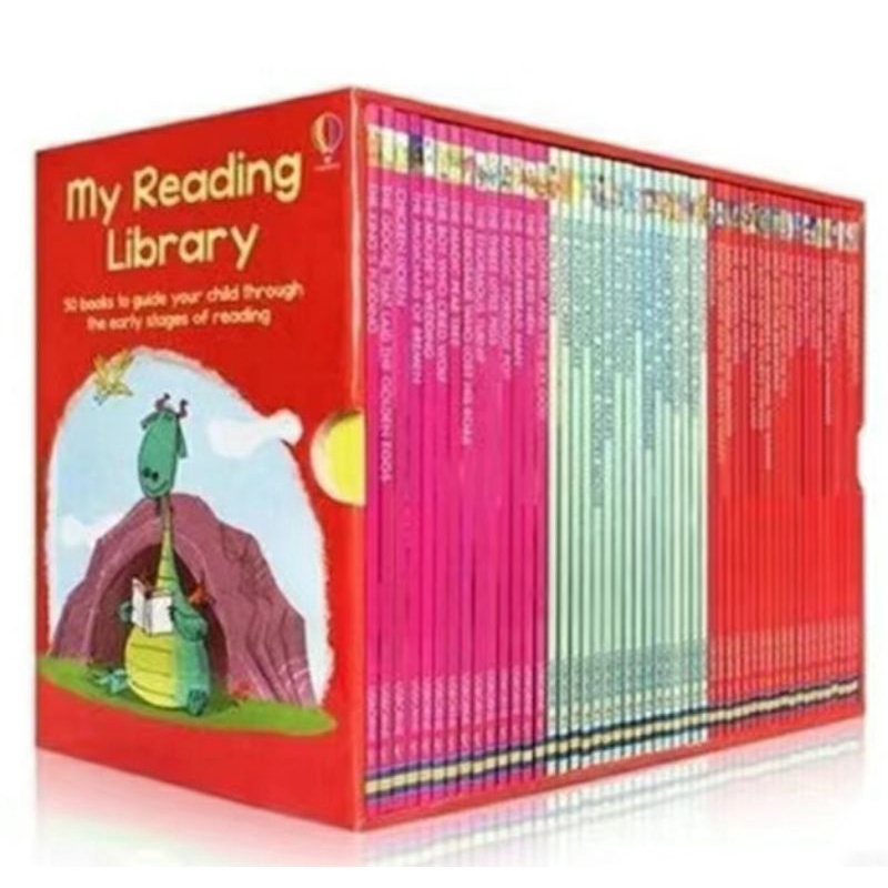 Usborne Reading Library Level 1,2,3,4 Early Learner English Story Books ...
