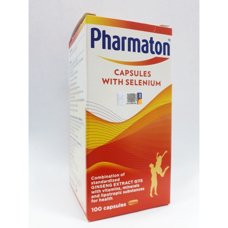 PHARMATON MULTIVITAMINS & MINERAL WITH SELENIUM AND GINSENG CAPSULES ...
