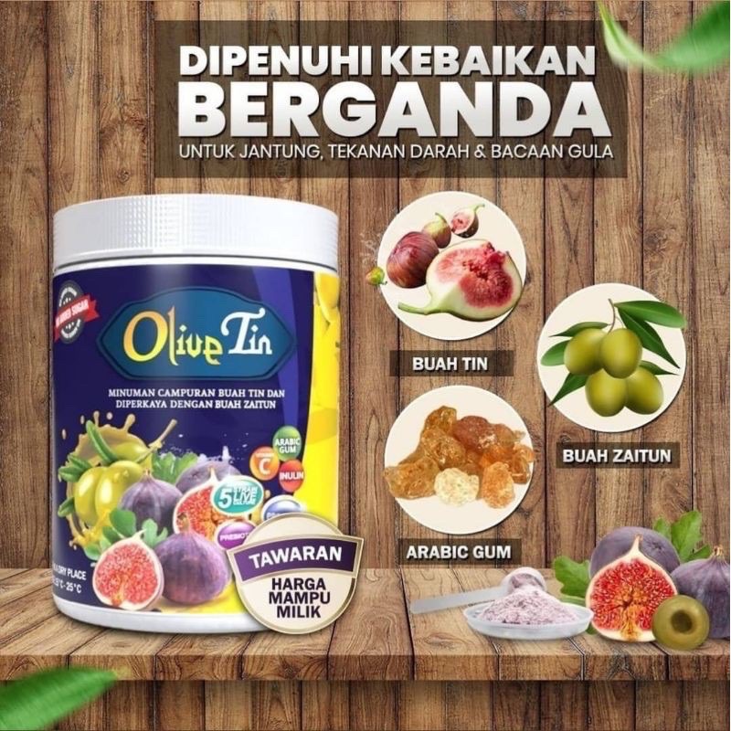 OliveTin Original Hq | olive tin minuman kesihatan buah tin Dan buah zaitun | Shopee Malaysia