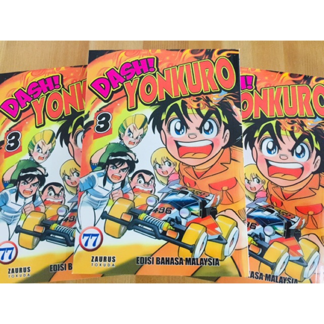 TAMIYA Original Mini 4WD Dash Yonkuro Comic Manga Volume 3 (Bahasa Malaysia) | Shopee Malaysia
