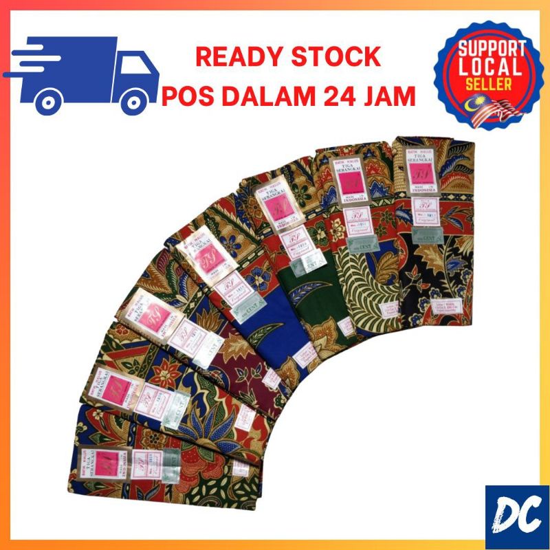 Kain Batik Tiga Serangkai Original 100% Indonesia 3 Serangkai Batik ...