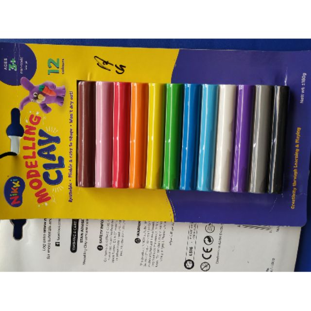 Modelling Clay (12pcs) | Shopee Malaysia