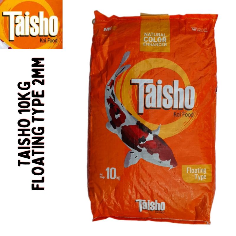 Taisho Fish Food 10kg Koi Food 2mm (Medium Grain) - Floating Type Fish ...