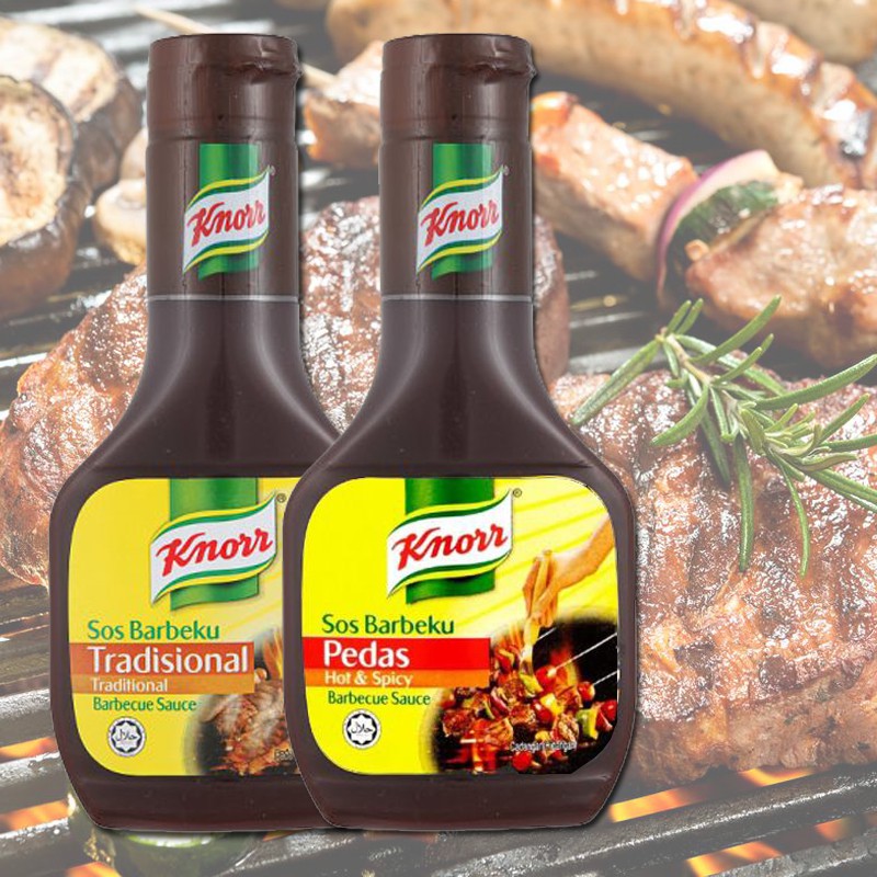 [HALAL]KNORR SOS BARBEKU PEDAS TRADITIONAL BARBECUE SAUCE BBQ 烧烤酱275g ...