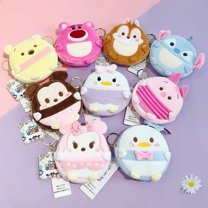 TSUM TSUM Disney Cartoon Small Pouch Wallet Women Girl Kid Purse ...