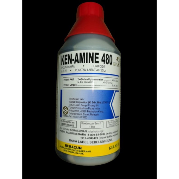 Hc Amine 48 60 Ken Amine 480 1Liter Racun Rumput Karpet Carpet (Sama ...