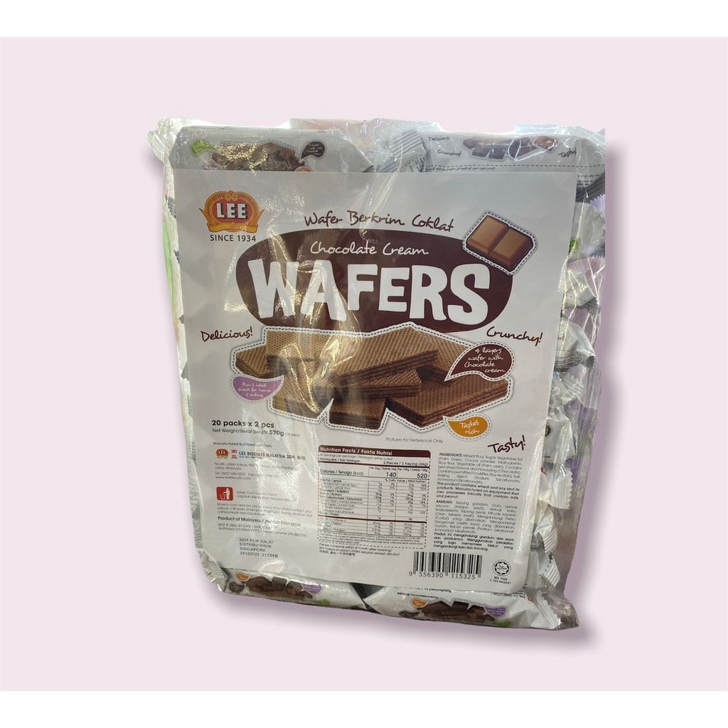 520G LEE Chocolate Cream Wafers | Shopee Malaysia