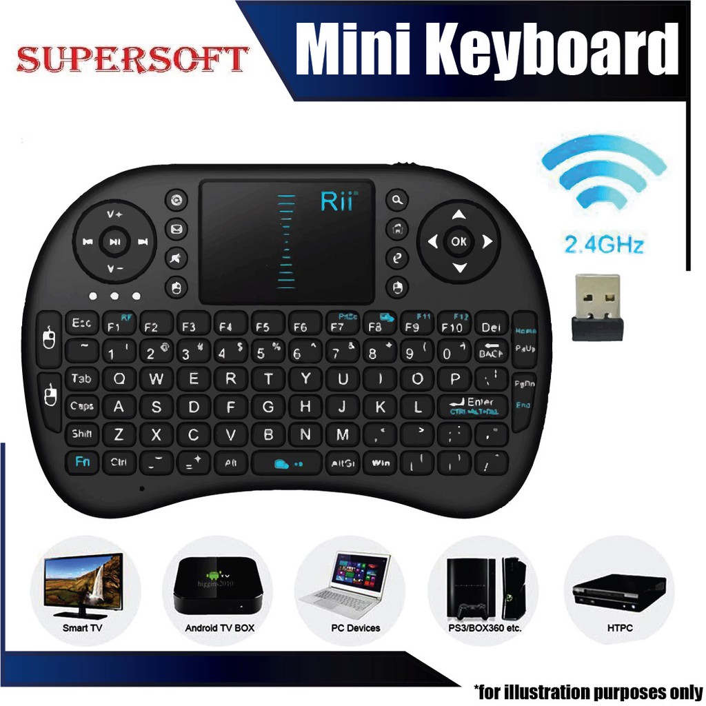 🔥Ready Stock🔥 Mini Keyboard | Keyboard Air Mouse with Touchpad Remote ...