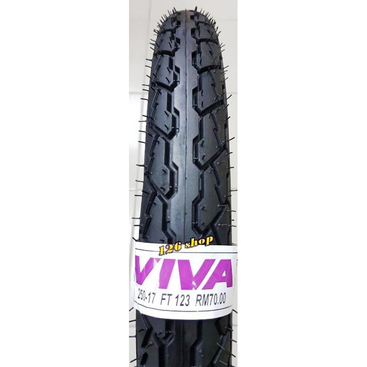 VIVA TUBE TYPE TYRE FT123 250-17 ( tayar ) | Shopee Malaysia