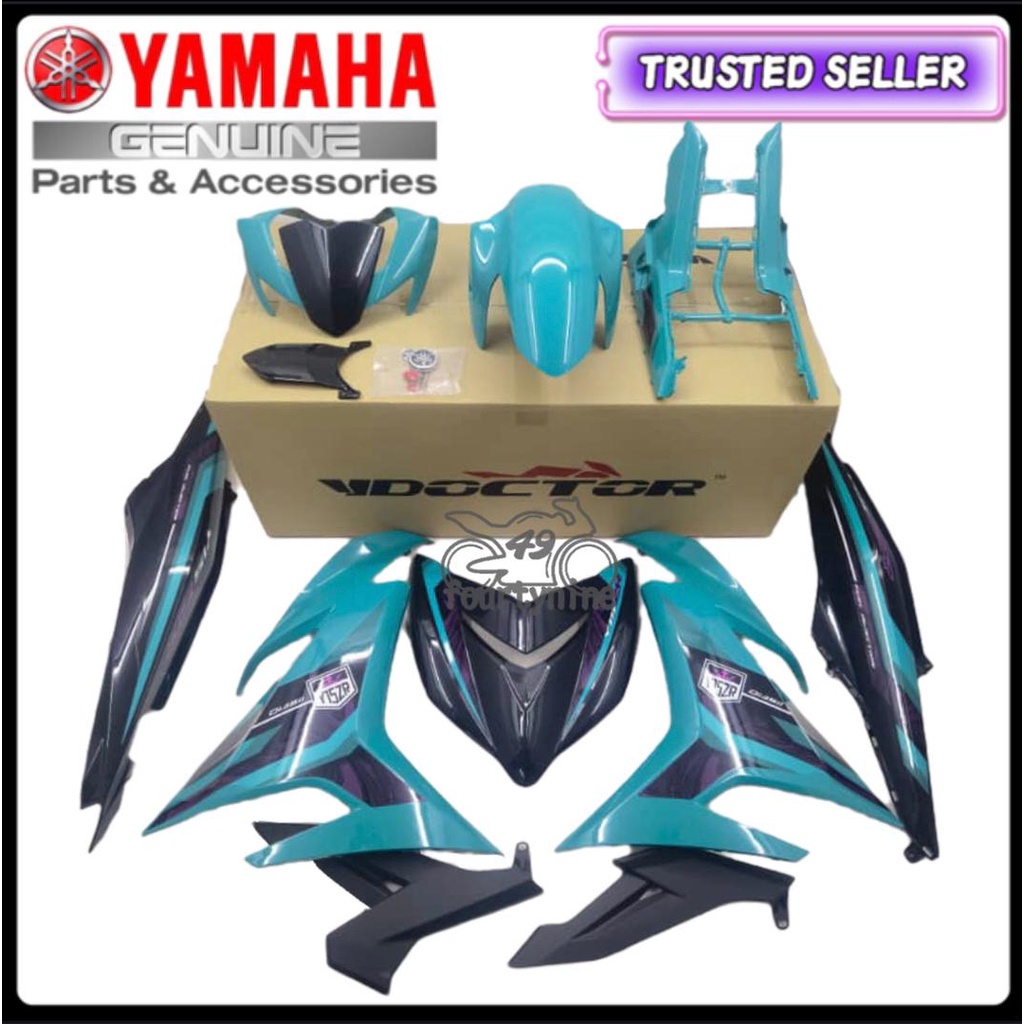 Y15ZR V2 BODY COVER SET SIAP TANAM CS6 HIJAU Y15 V2 COVERSET | Shopee ...