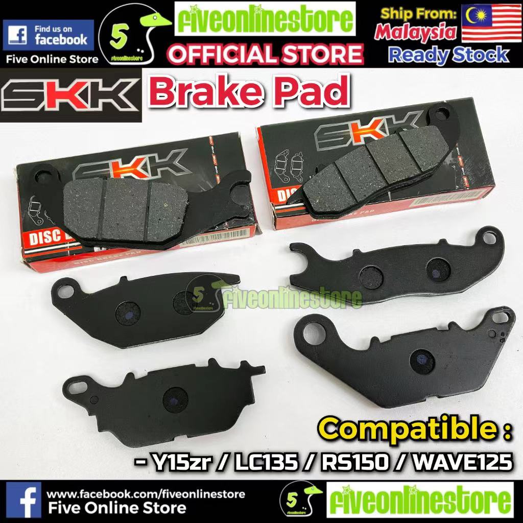 SKK Racing Disc Brake Pad Front Y15 V1 V2 LC135 V1 - V8 WAVE125 WAVE ...