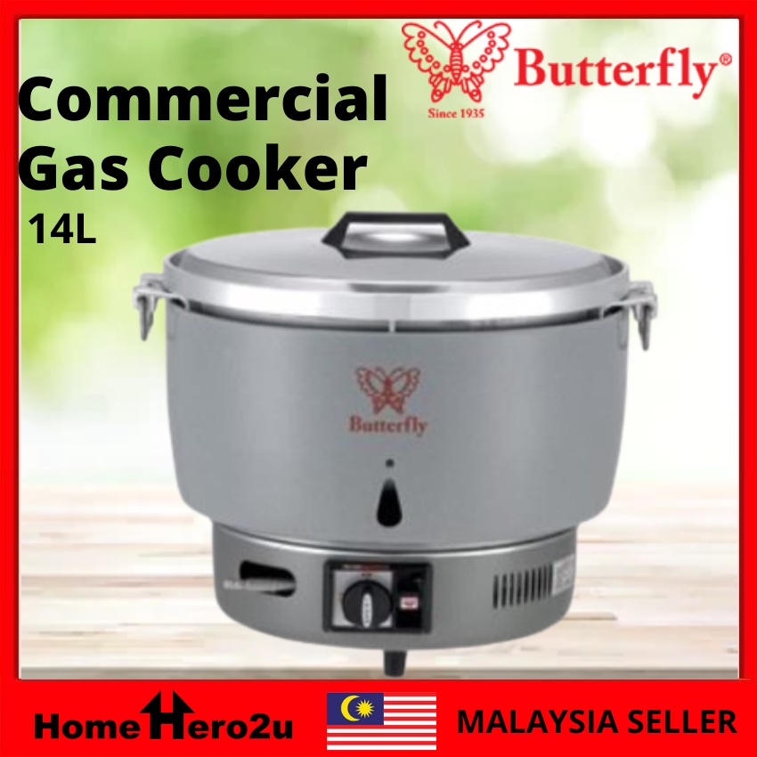 Butterfly PL-70 Commercial Gas Type Rice Cooker 14L / PL-50 10L ...