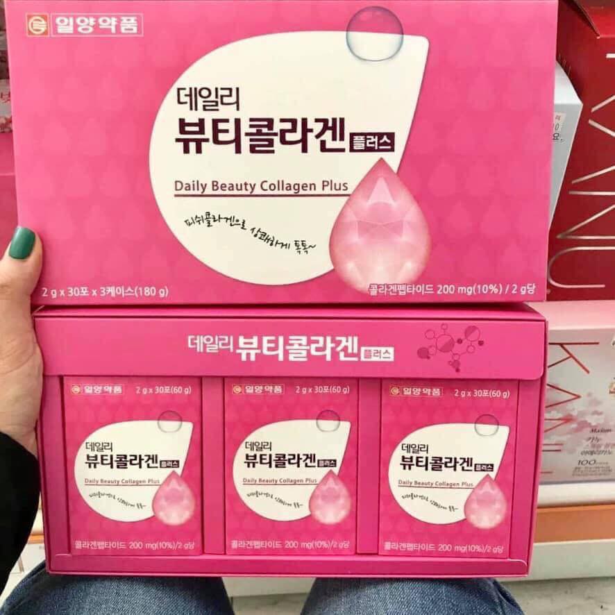 Daily Beauty collagen Plus - collagen supplement powder (3 boxes of 90 ...