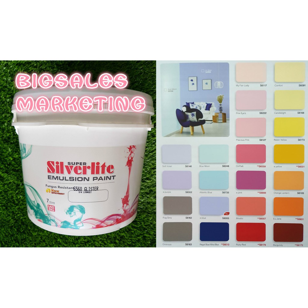 7 Liter SANCORA Silverlite Wall Emulsion Paint / Wall Ceiling Paint ...