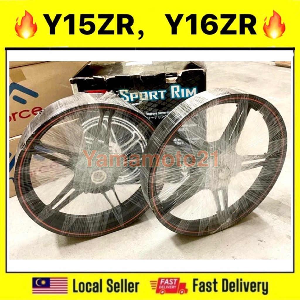 100% ORIGINAL Sport Rim Yamaha Y15zr Y16zr Sportrim Rim YSUKU Y15 Y16 ...