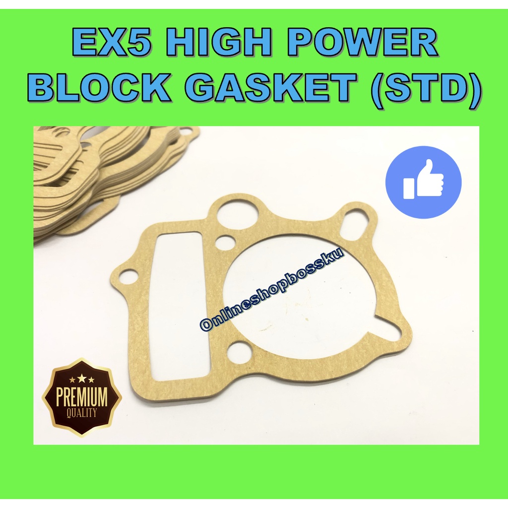 EX5 HP BLOCK GASKET STD NP EX5 OLD GASKET BLOK APPLE EX5 HI POWER BLOCK ...
