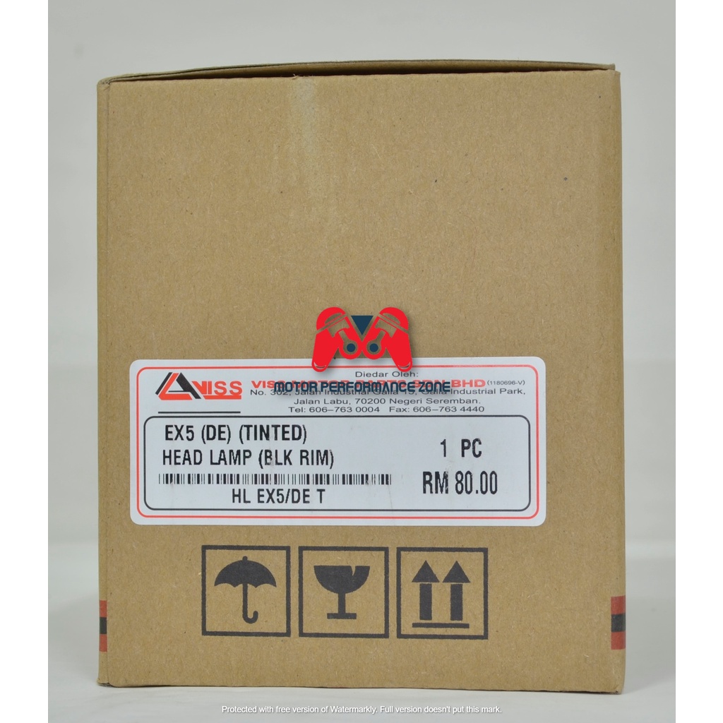 EX5/EX5 Dream Diamond Smoked Head Lamp (VISS) | Shopee Malaysia