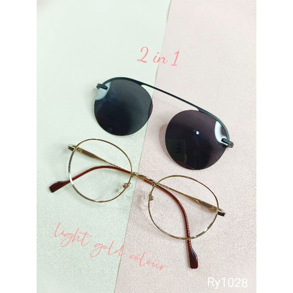 Bingkai cermin mata clip on sunglasses (frame only) kualiti terbaik new ...