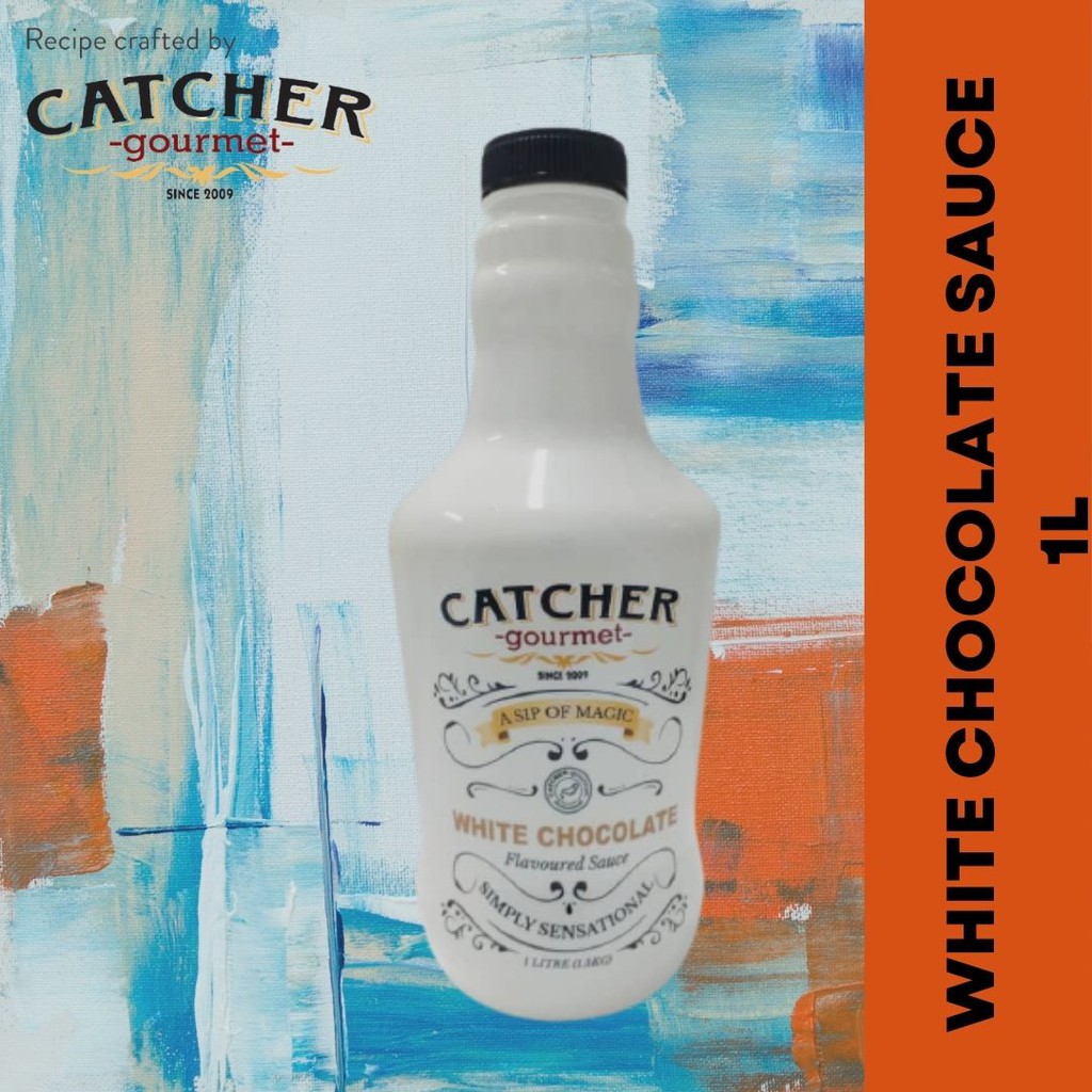 CATCHER GOURMET WHITE CHOCOLATE SAUCE - 1LITRE | Shopee Malaysia
