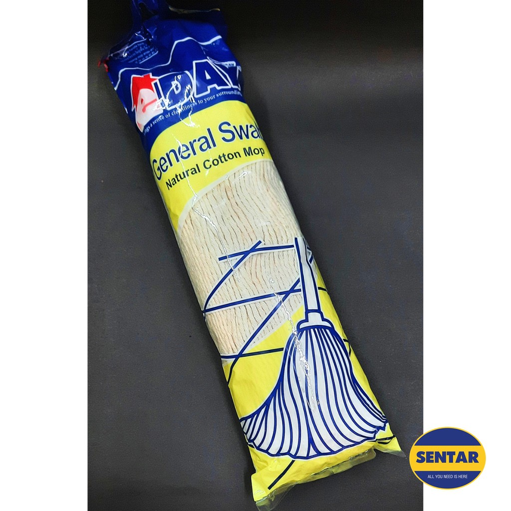 [100% Original] Eday General Swab Natural Cotton Mop (Small/Large ...