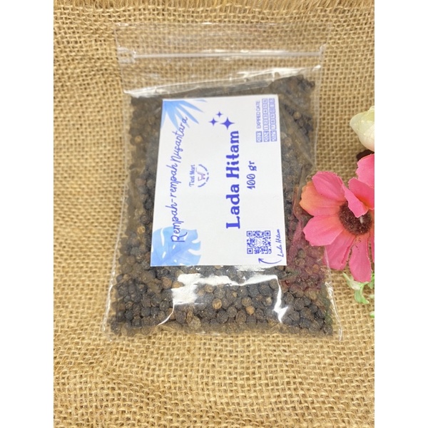 HITAM 100gr | Original BLACK PEPPER SEEDS | Whole BLACK PEPPER ...