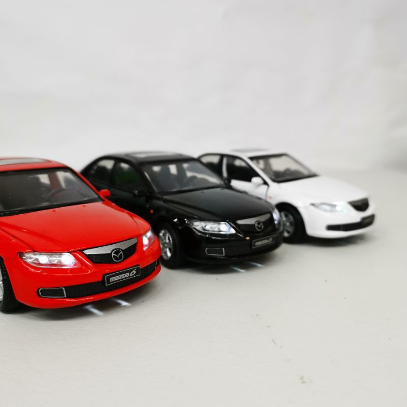 Mazda 6, scale 1:32 die cast car model with lights | Shopee Malaysia