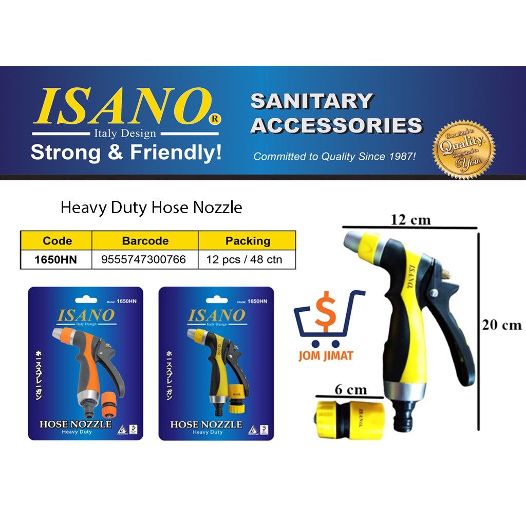 ISANO Heavy Duty Hose Nozzle | Shopee Malaysia