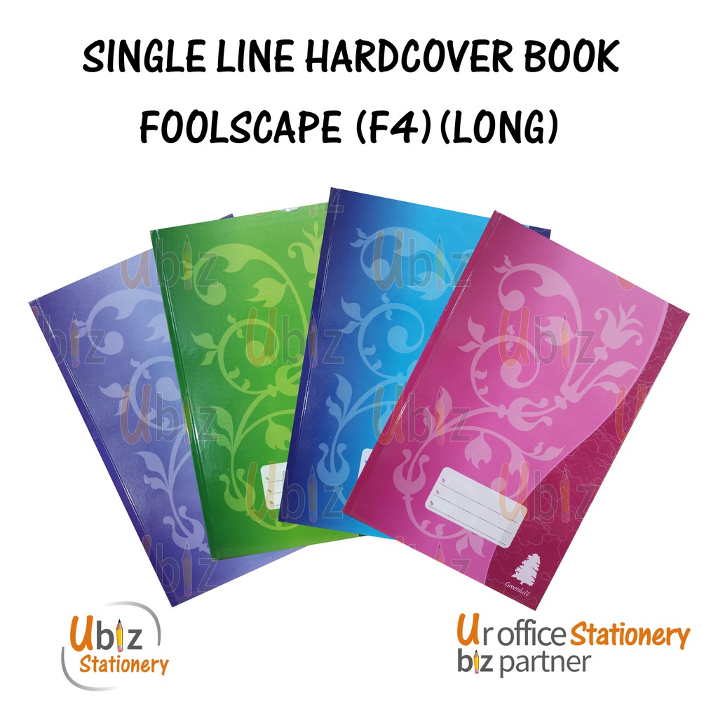 Hard Cover Book (Random Colour) F4 & F5 size | Shopee Malaysia