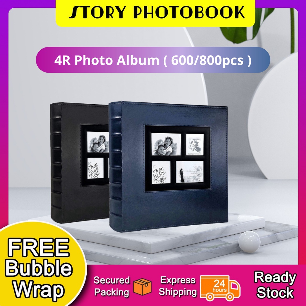 Album Gambar 4R Photo Album Premium Quality(600/800pcs)Ready Stock ...