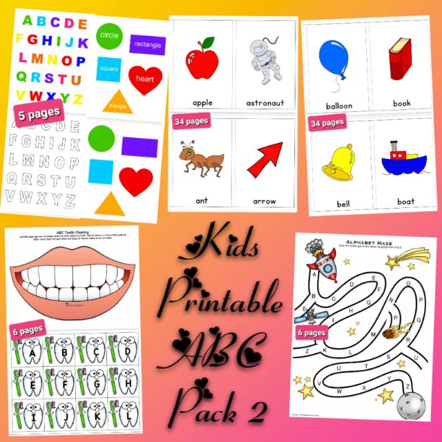 DIY Kids Printable Activity ABC Pack 2 | Shopee Malaysia