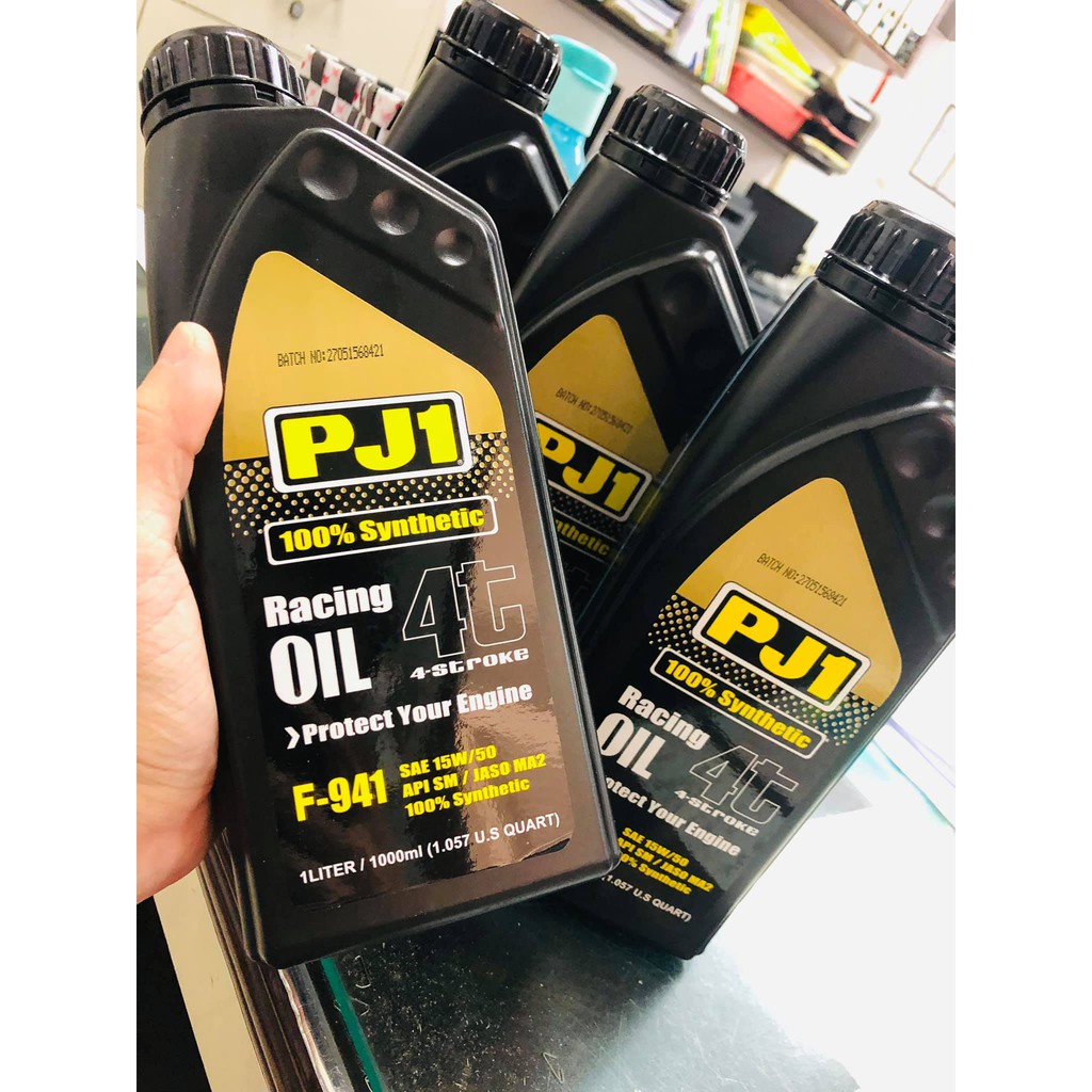 PJ1 Fully Synthetic Engine Oil 15w50 F941 API SM JASO MA2 For SYM ...