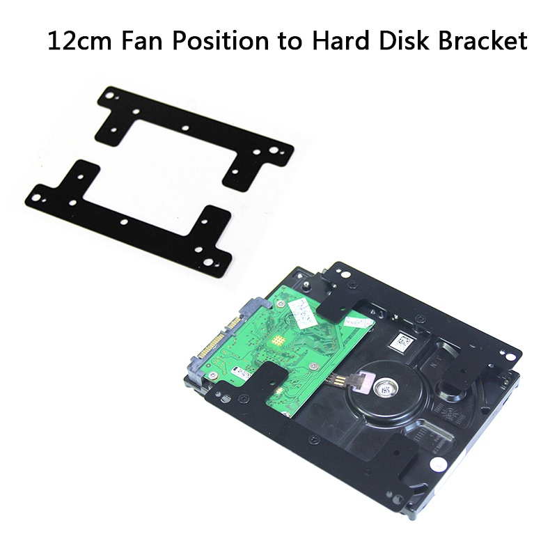 12cm fan position to hard disk bracket SSD solid state HDD hard disk ...